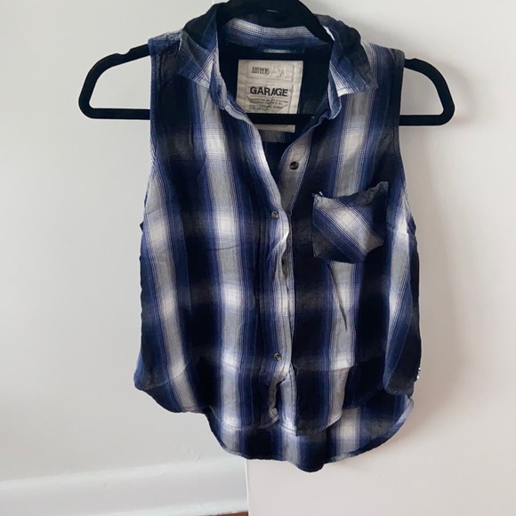 Tops | Garage Boyfriend Vest | Poshmark